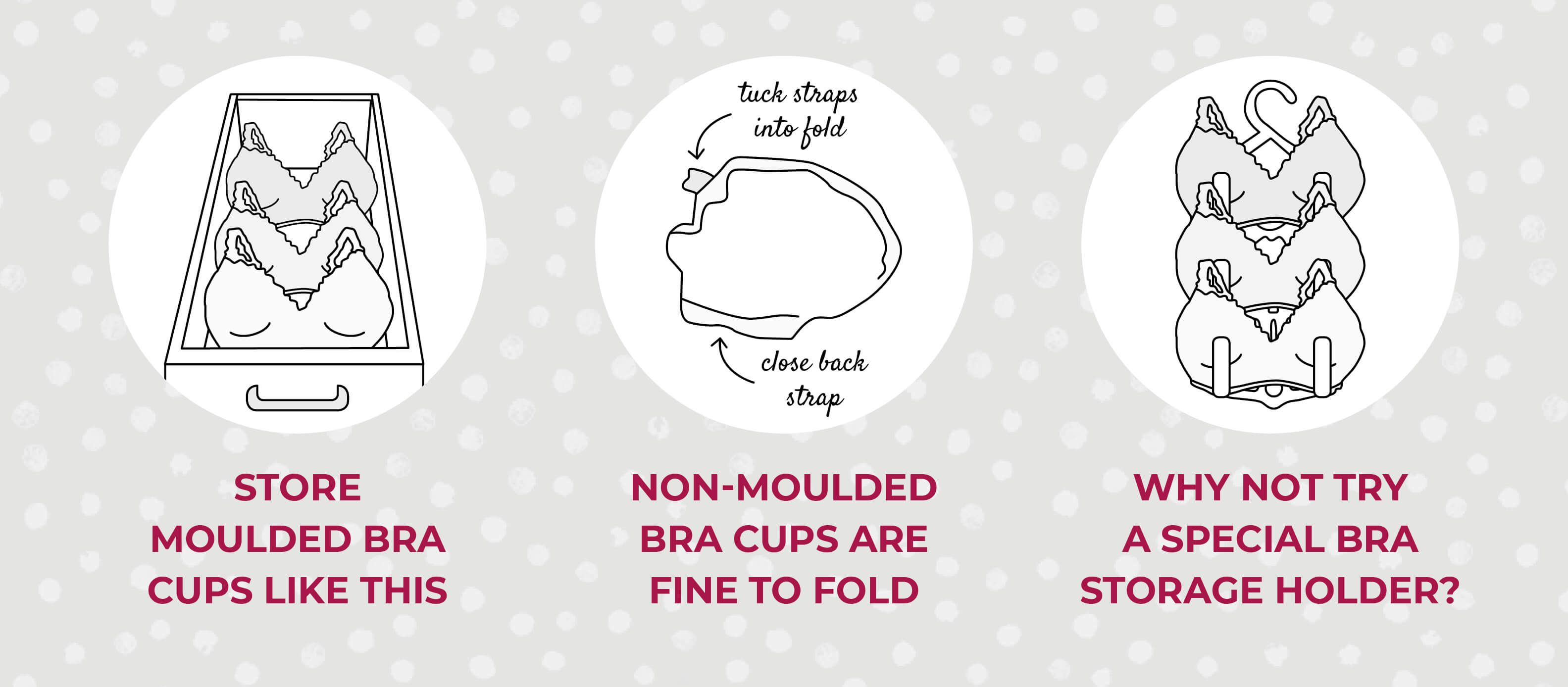 How to store bras – Tutti Rouge